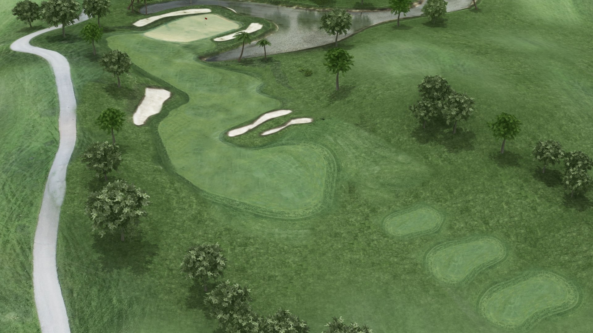 Golf course 3D model - TurboSquid 1293165