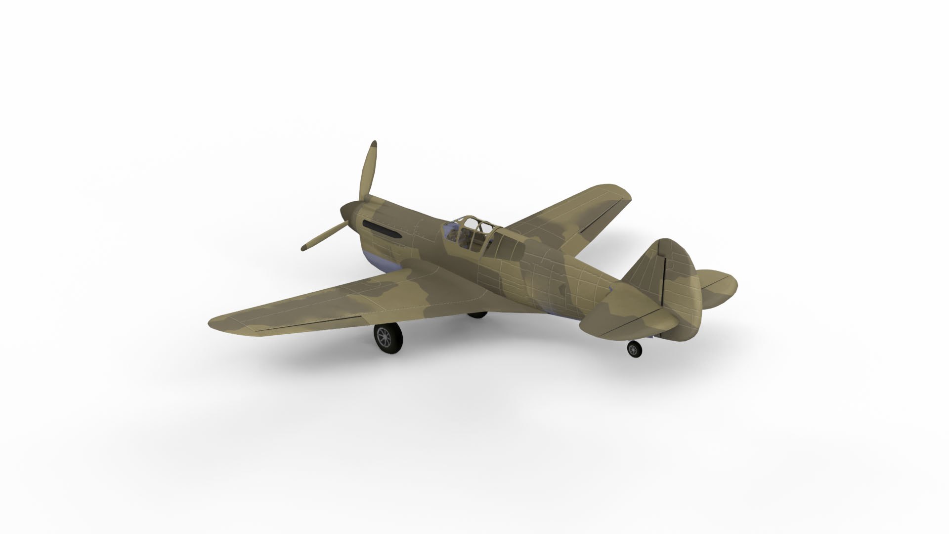 3D Model Fighter Plane - TurboSquid 2423287