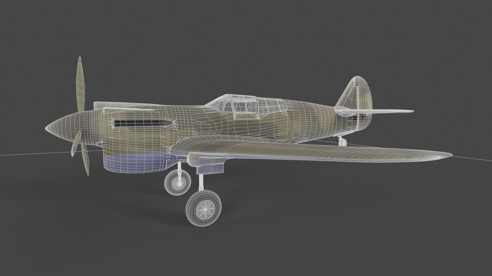 3D Model Fighter Plane - TurboSquid 2423287