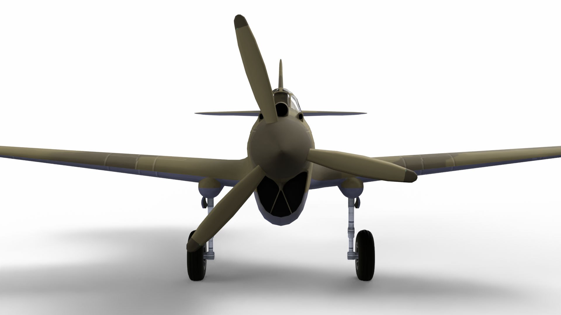 3D Model Fighter Plane - TurboSquid 2423287
