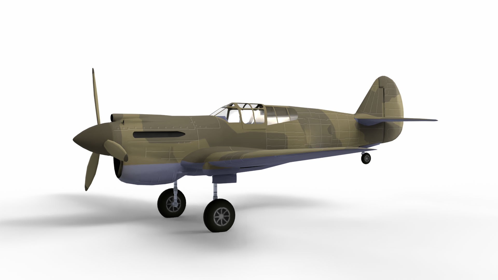 3D Model Fighter Plane - TurboSquid 2423287