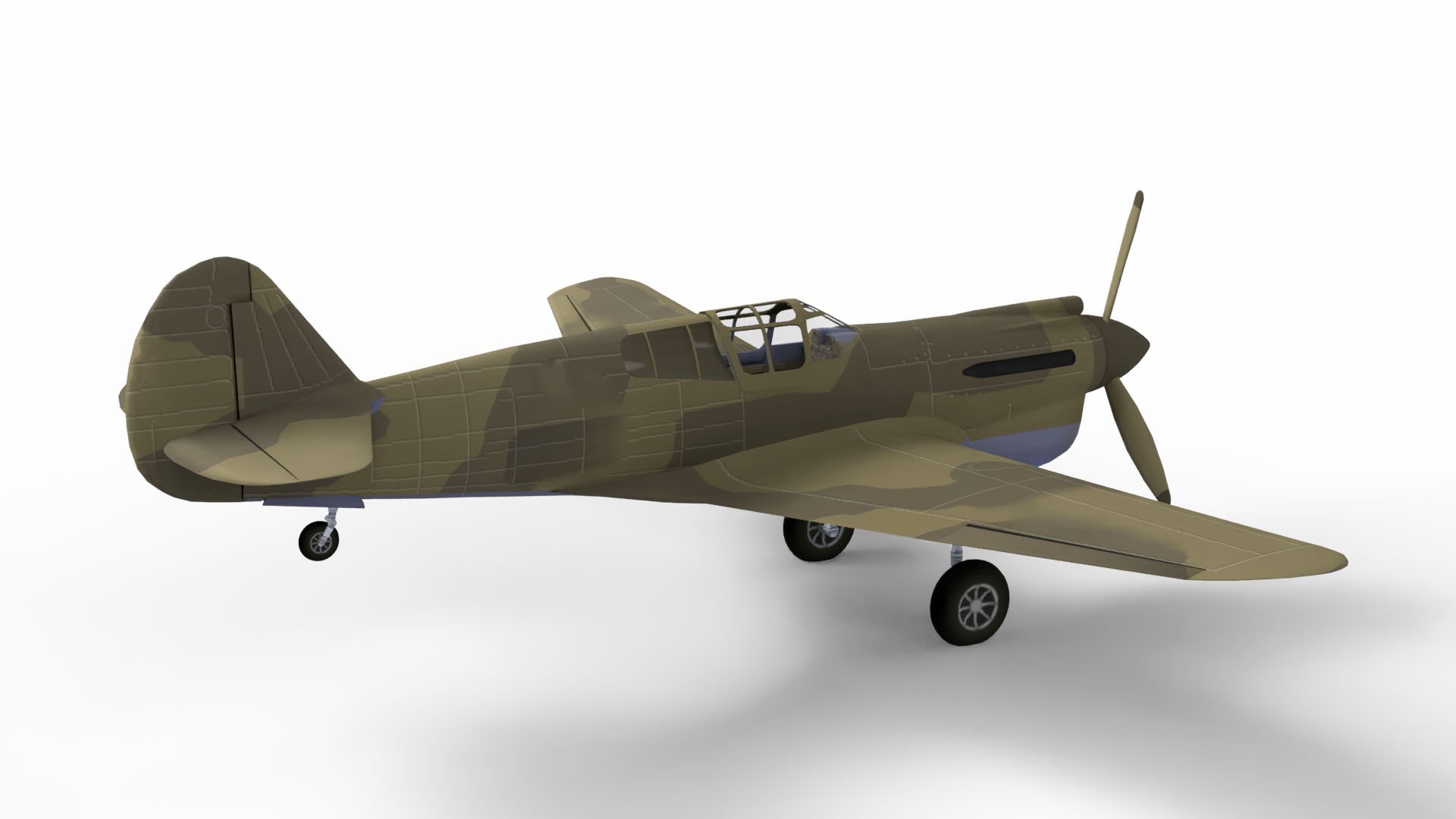 3D Model Fighter Plane - TurboSquid 2423287