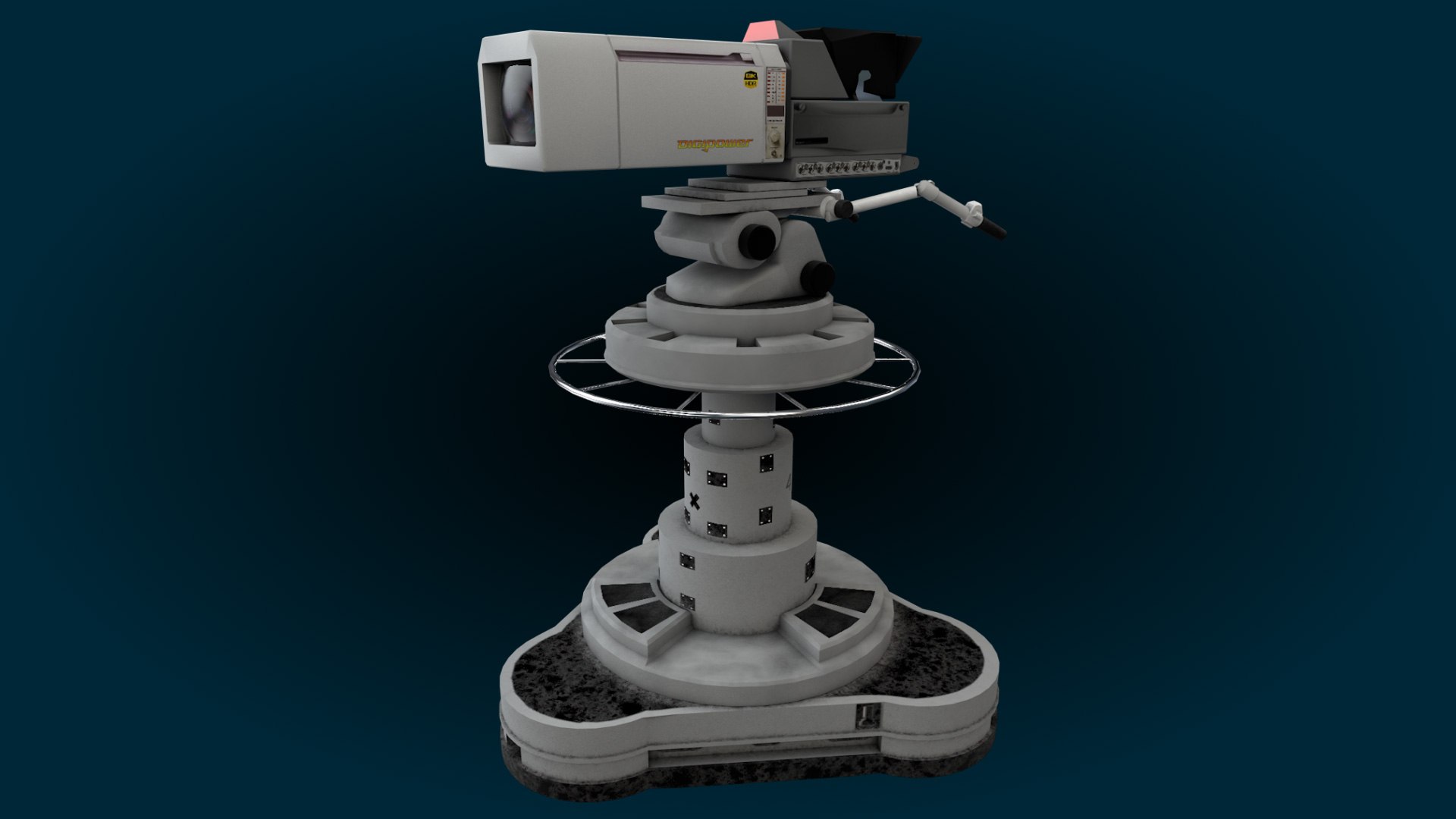 TV Camera 3D Model - TurboSquid 1734970