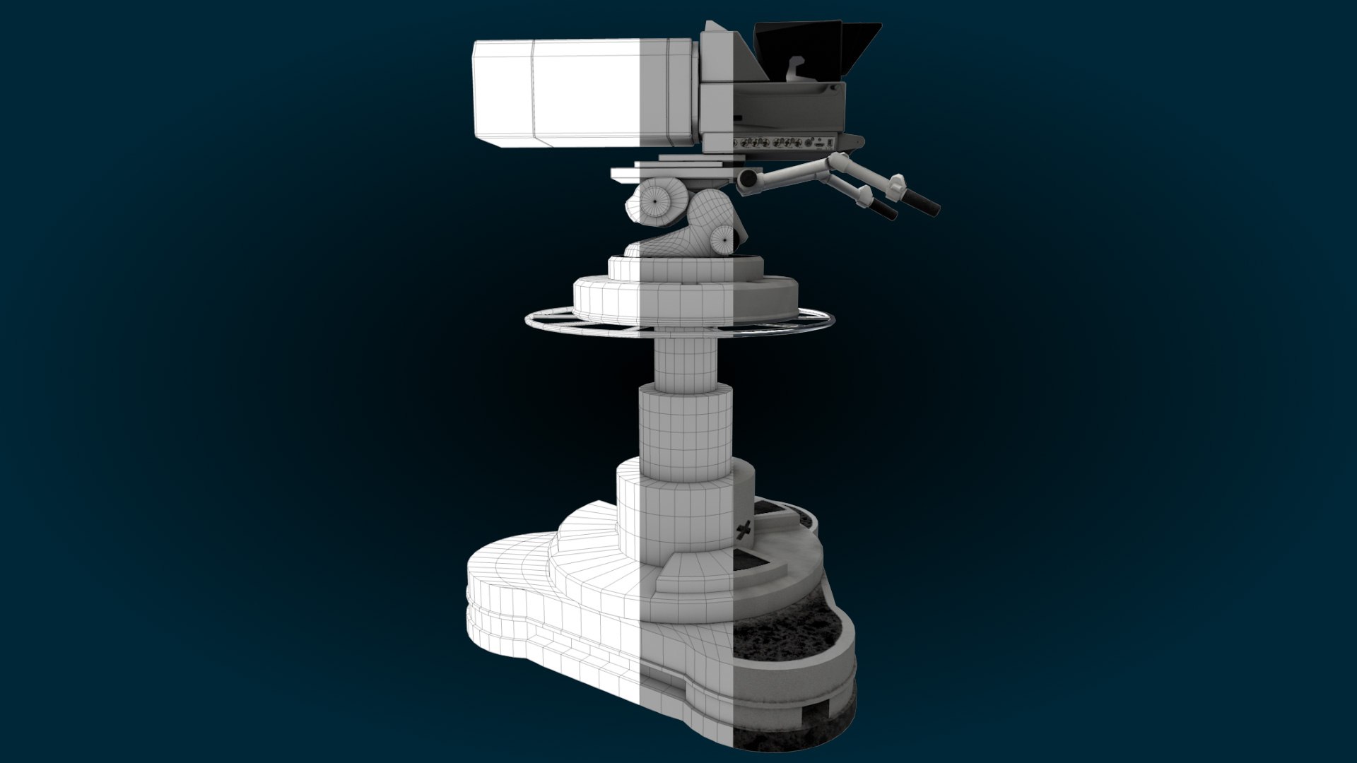 TV Camera 3D Model - TurboSquid 1734970