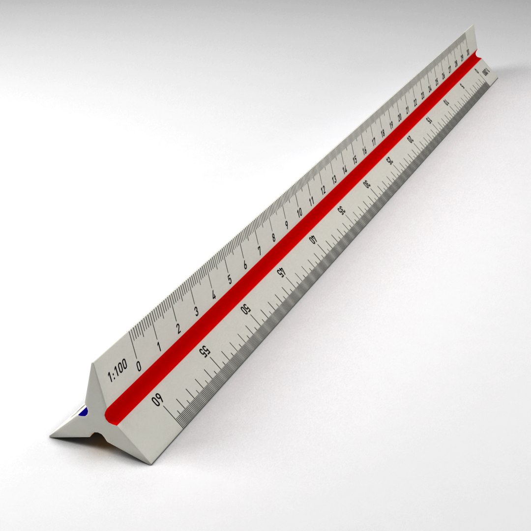 scale ruler obj