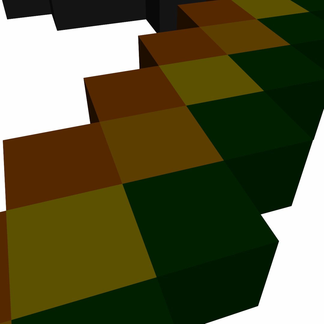 3d Model Hoe Minecraft