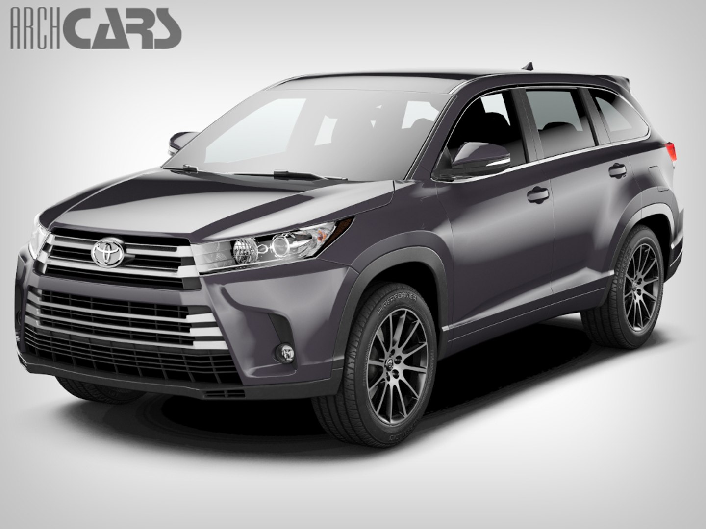 3D Model Toyota Highlander - TurboSquid 1288783