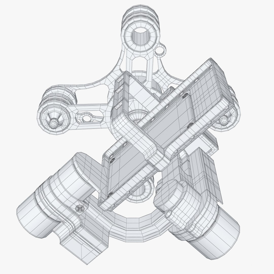 3d Dji Zenmuse Gimbal Stabilizer Model