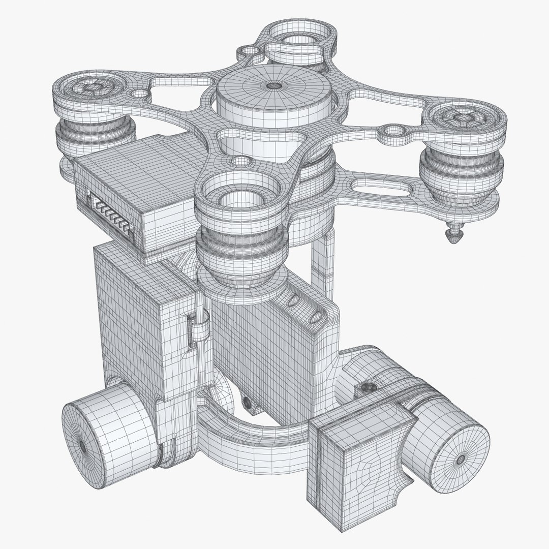 3d Dji Zenmuse Gimbal Stabilizer Model