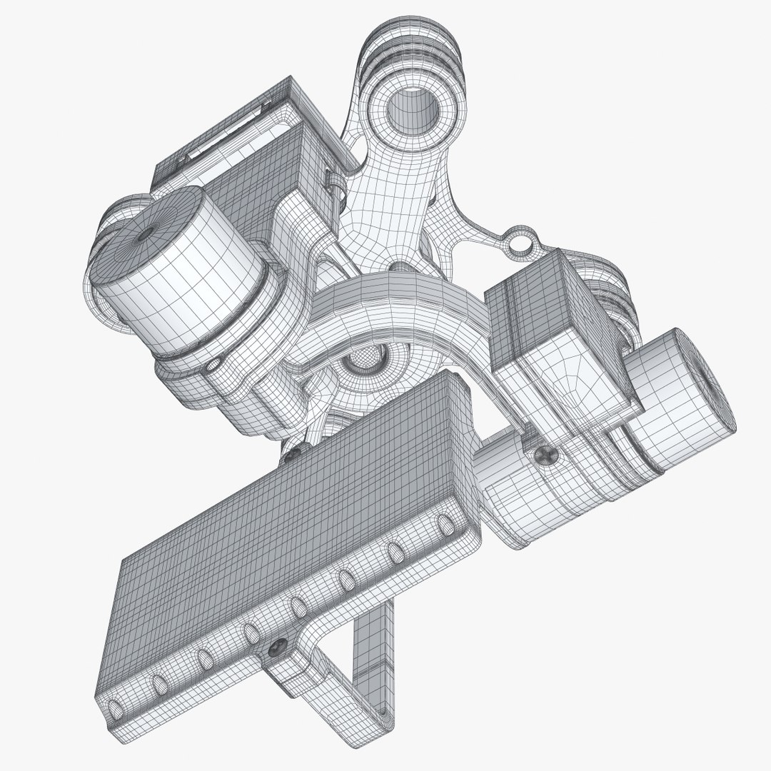 3d Dji Zenmuse Gimbal Stabilizer Model