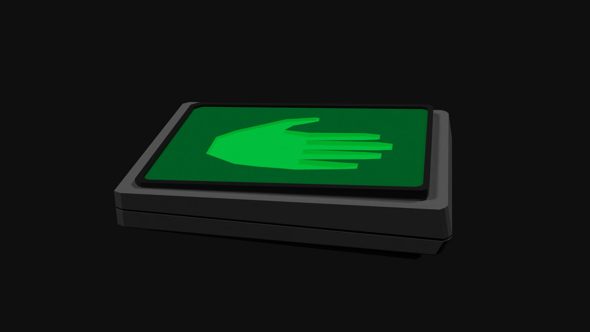 3D Lowpoly Biometric Hand Scanner model - TurboSquid 1841299