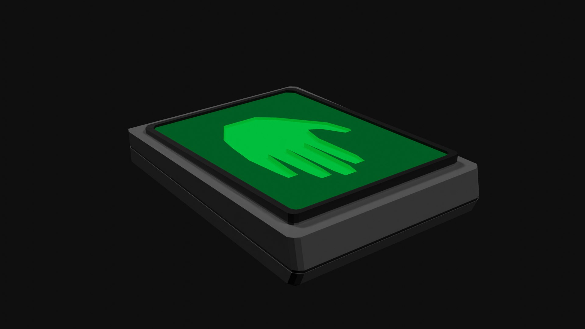 3D Lowpoly Biometric Hand Scanner model - TurboSquid 1841299