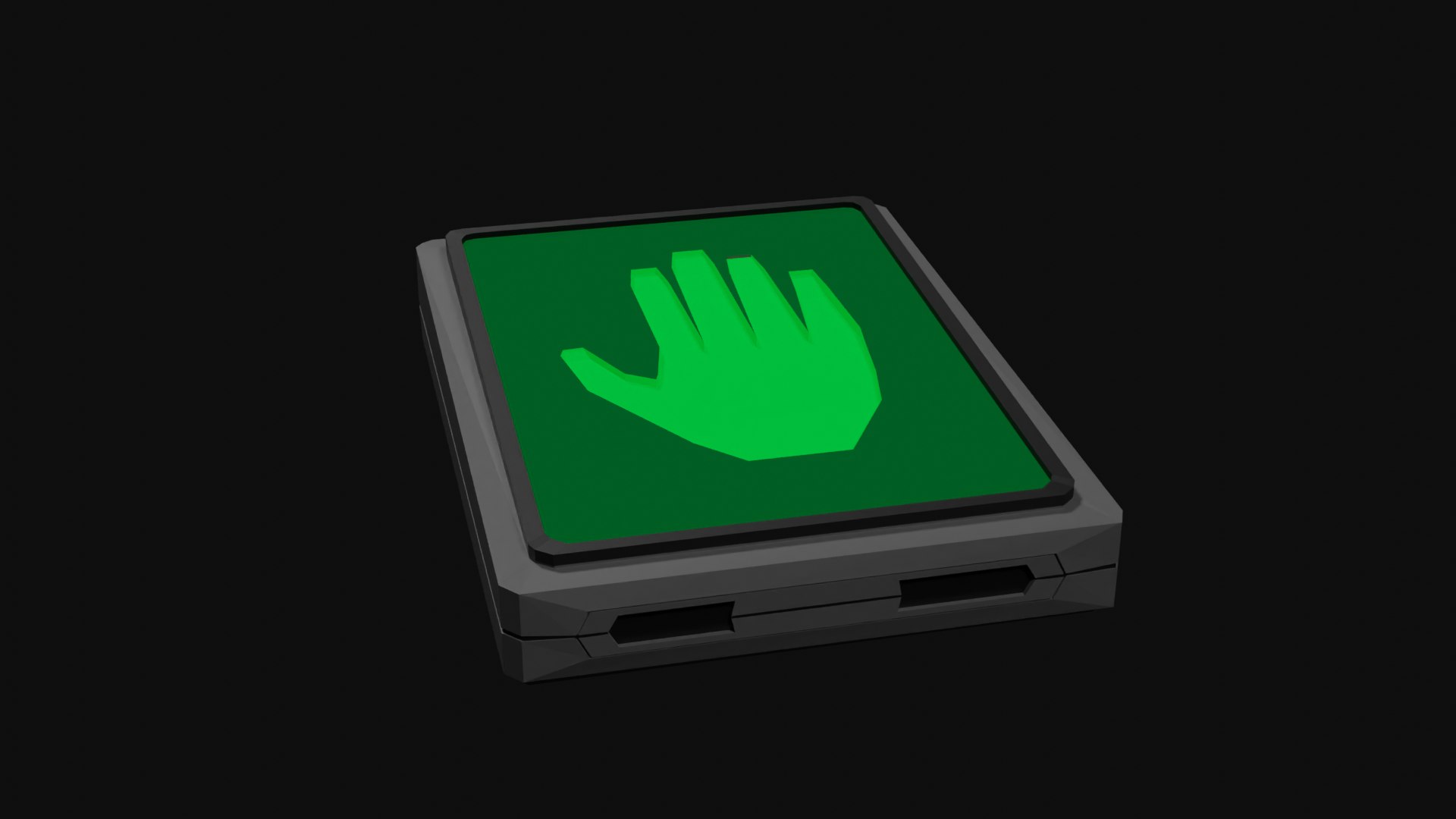 3D Lowpoly Biometric Hand Scanner Model - TurboSquid 1841299