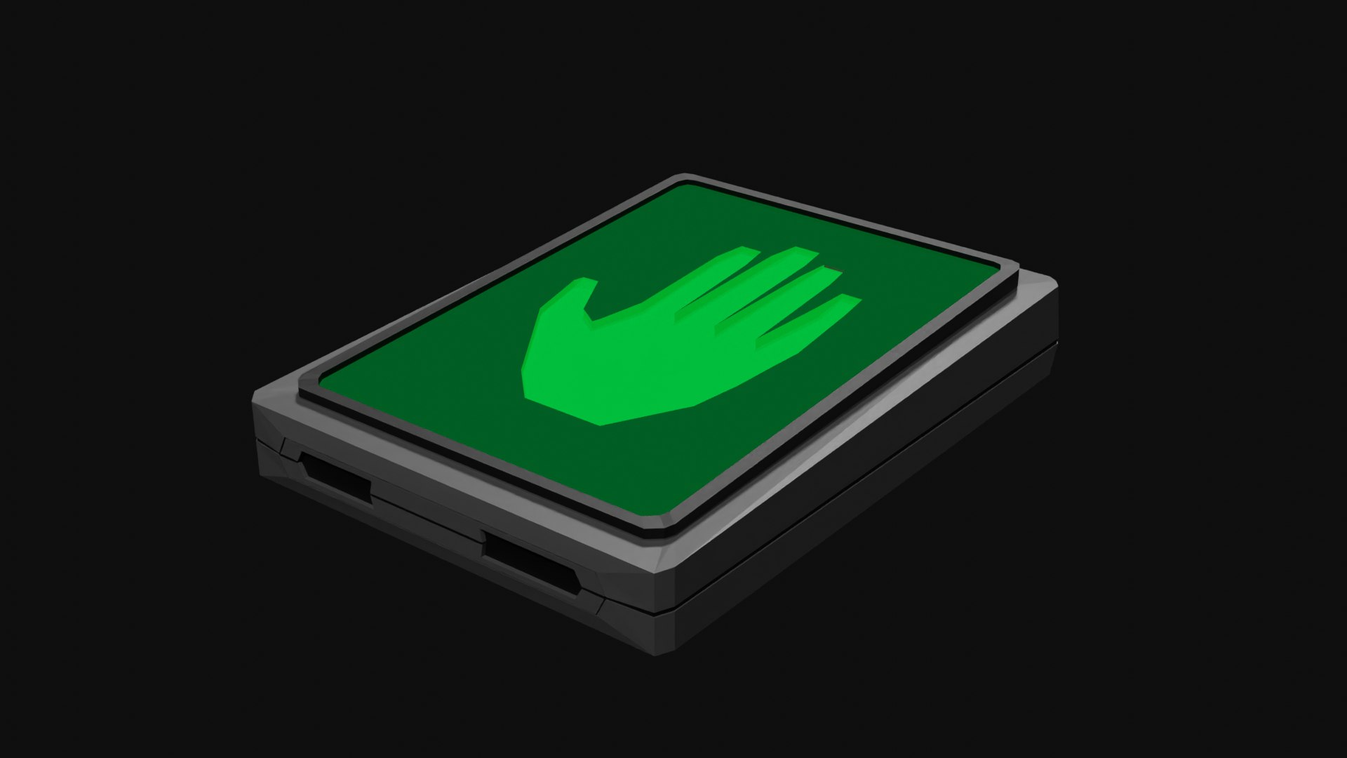 3D Lowpoly Biometric Hand Scanner Model - TurboSquid 1841299