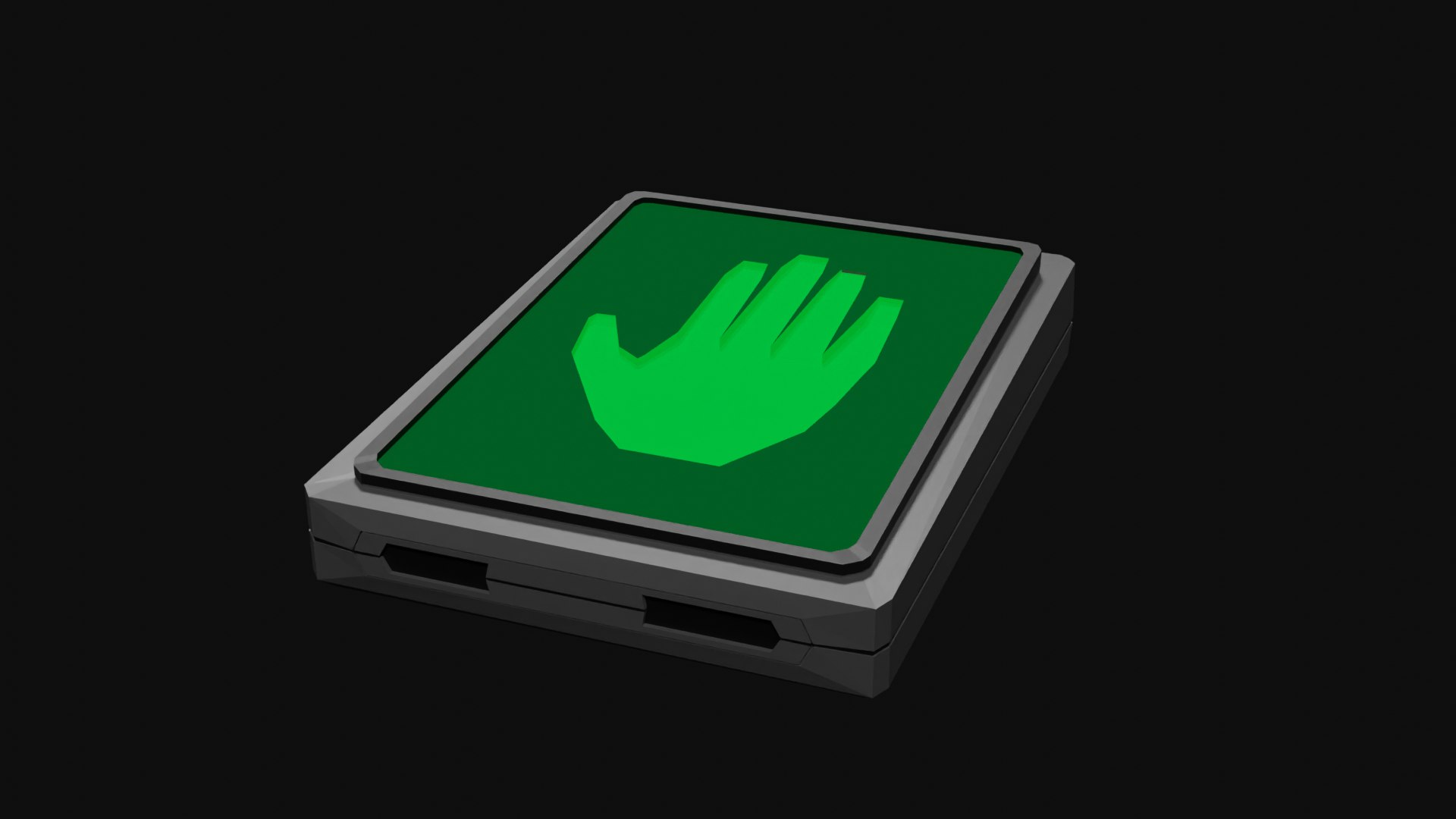 3D Lowpoly Biometric Hand Scanner Model - TurboSquid 1841299