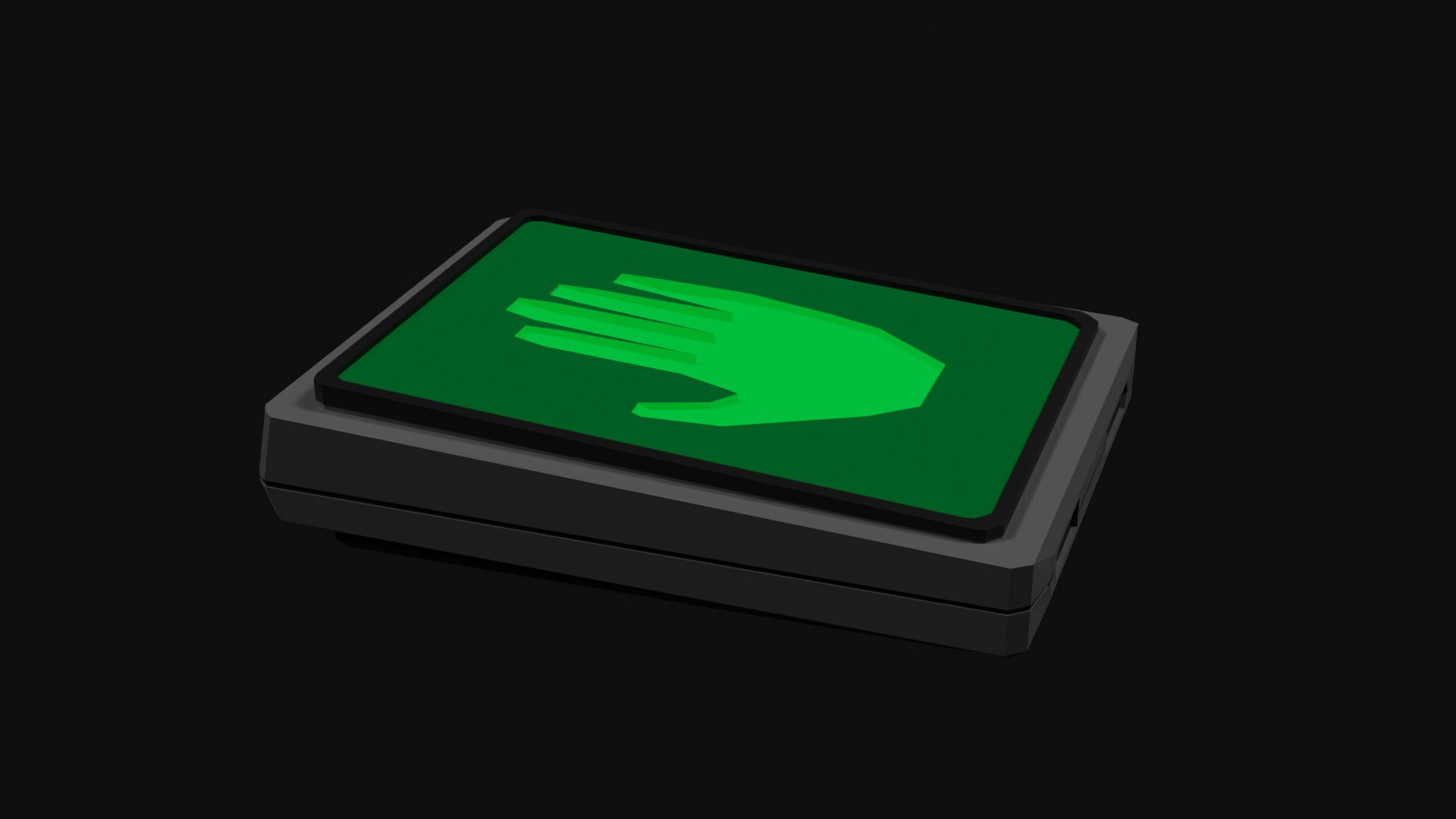 3D Lowpoly Biometric Hand Scanner model - TurboSquid 1841299