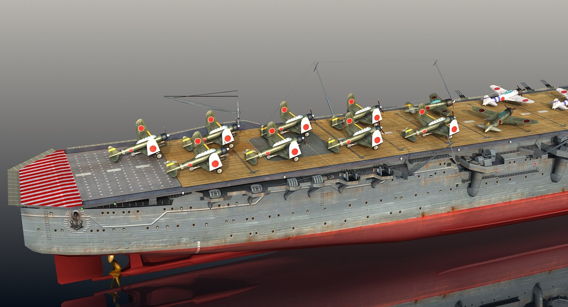 Japanese Junyo 1942 Model - TurboSquid 1337317