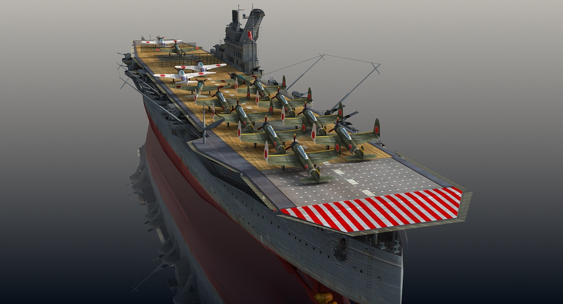 Japanese Junyo 1942 Model - TurboSquid 1337317