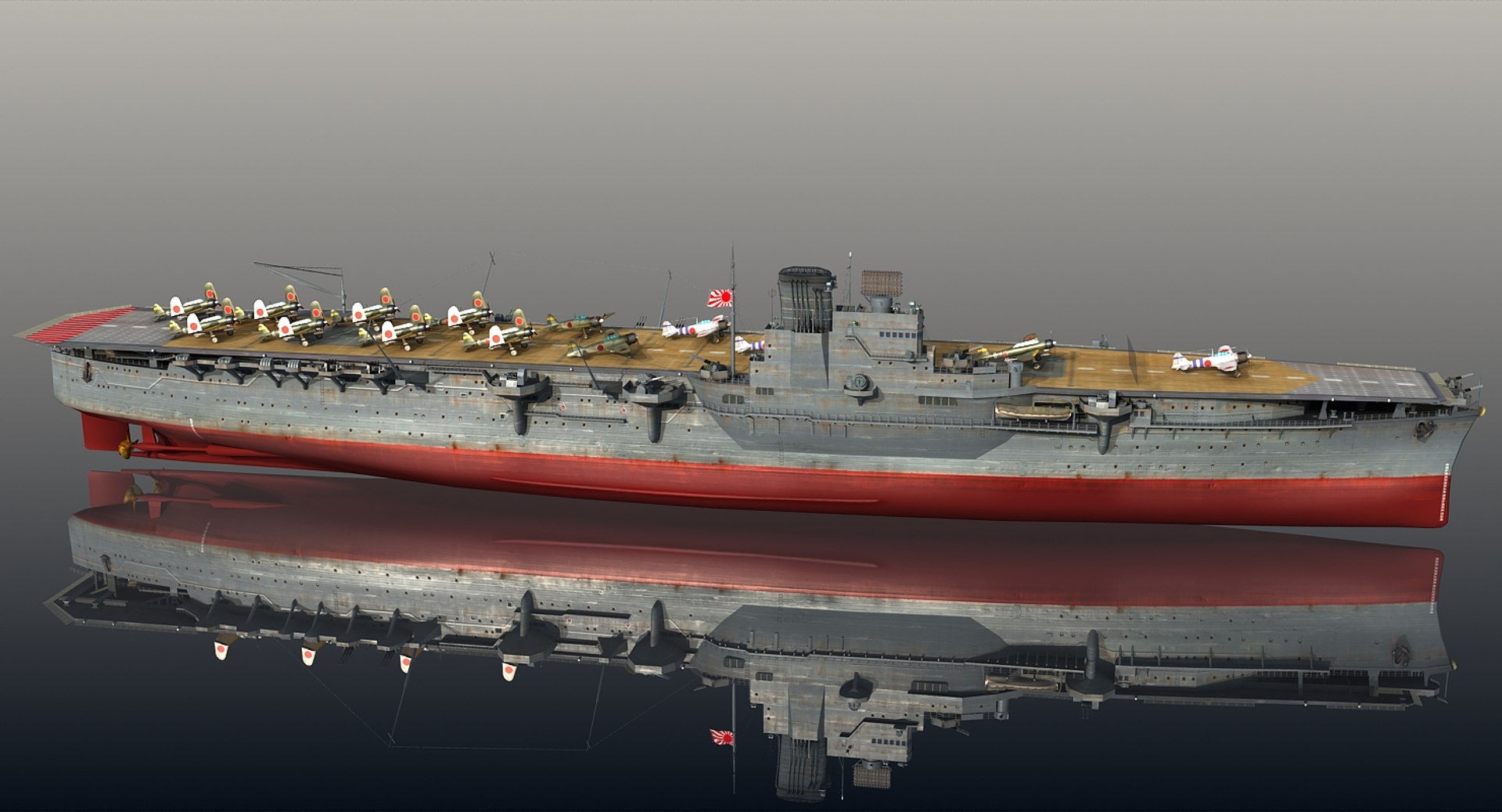 Japanese Junyo 1942 Model - TurboSquid 1337317