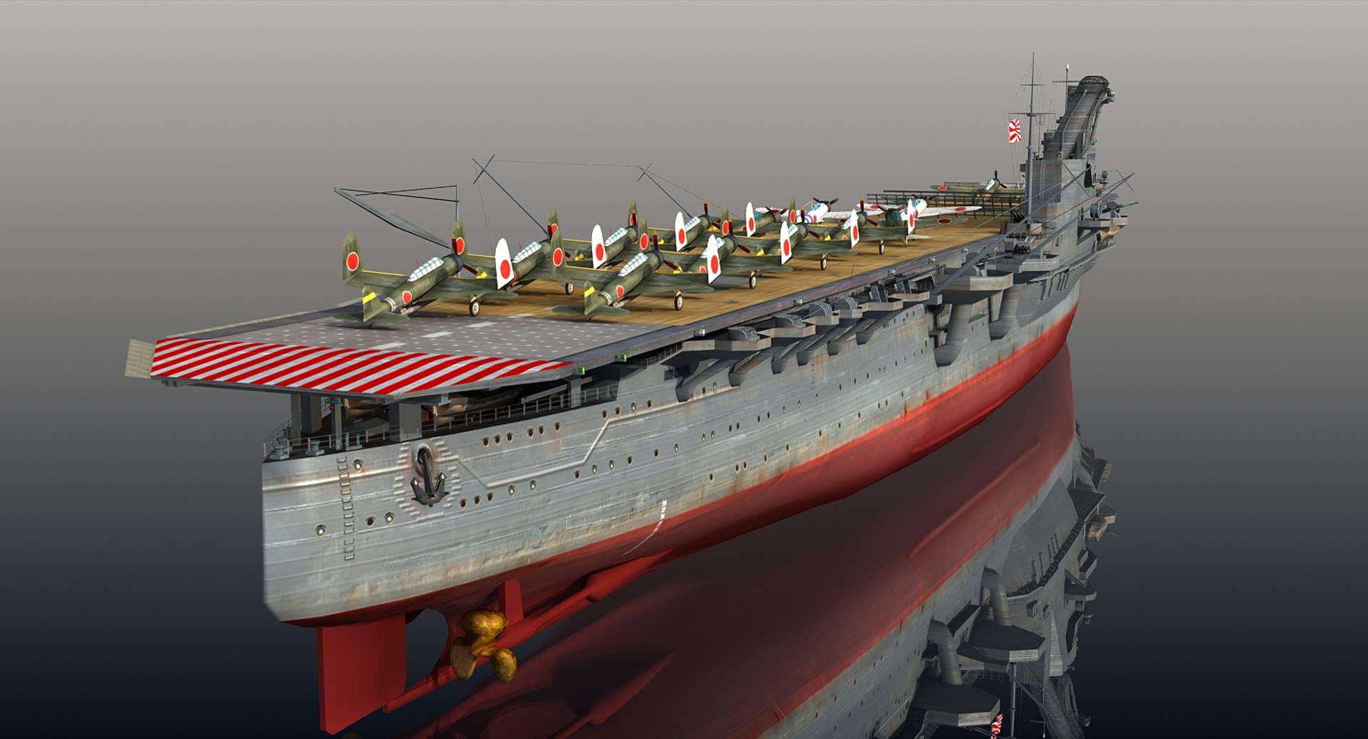 Japanese Junyo 1942 Model - TurboSquid 1337317