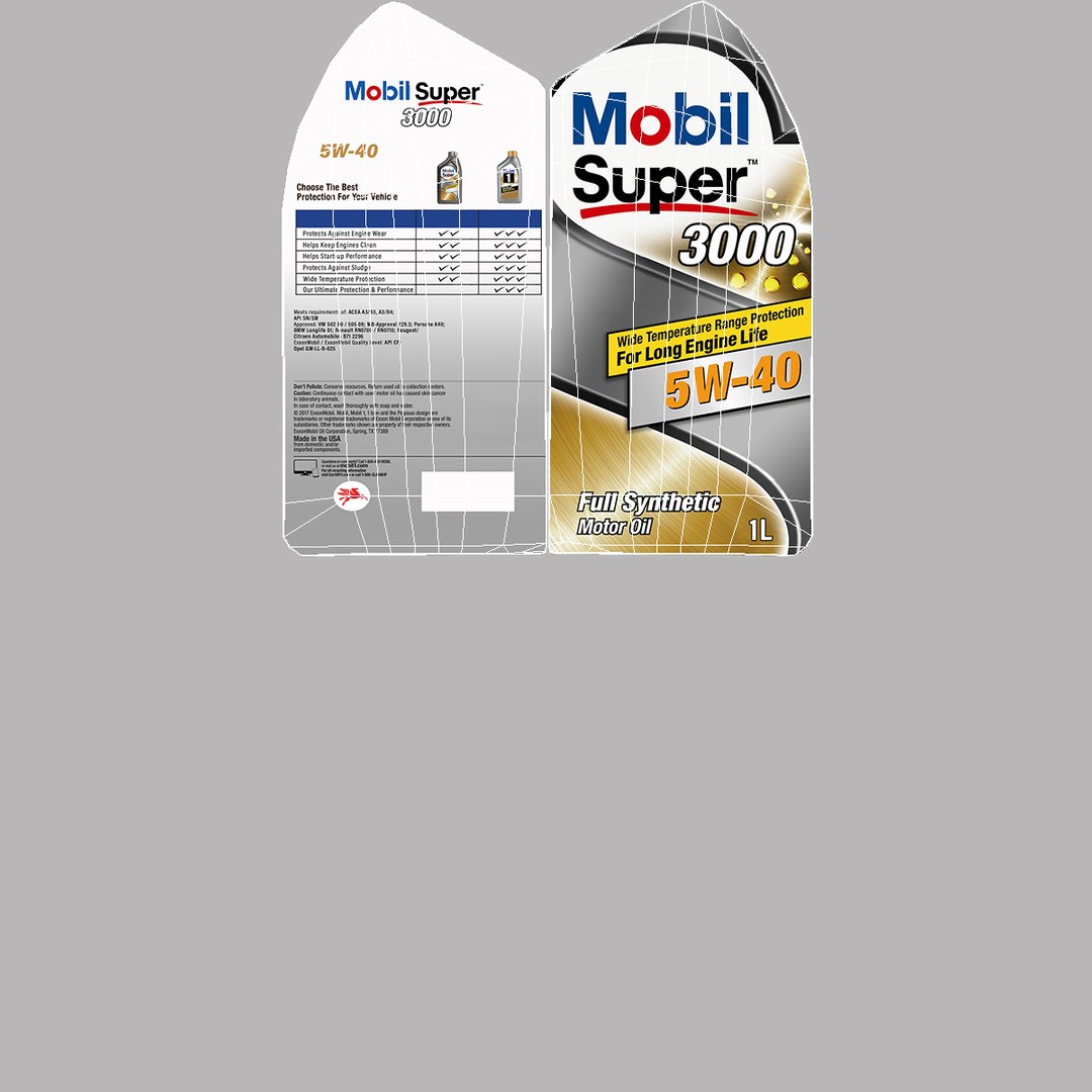 3D Mobil Super 3000 1L Bottle - TurboSquid 1948193