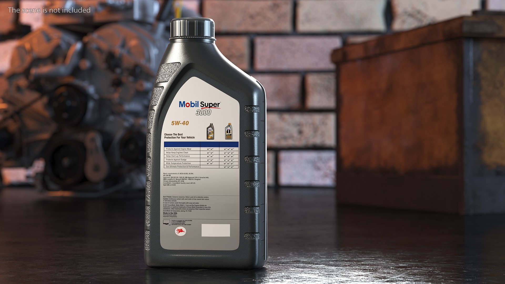 3D Mobil Super 3000 1L Bottle - TurboSquid 1948193