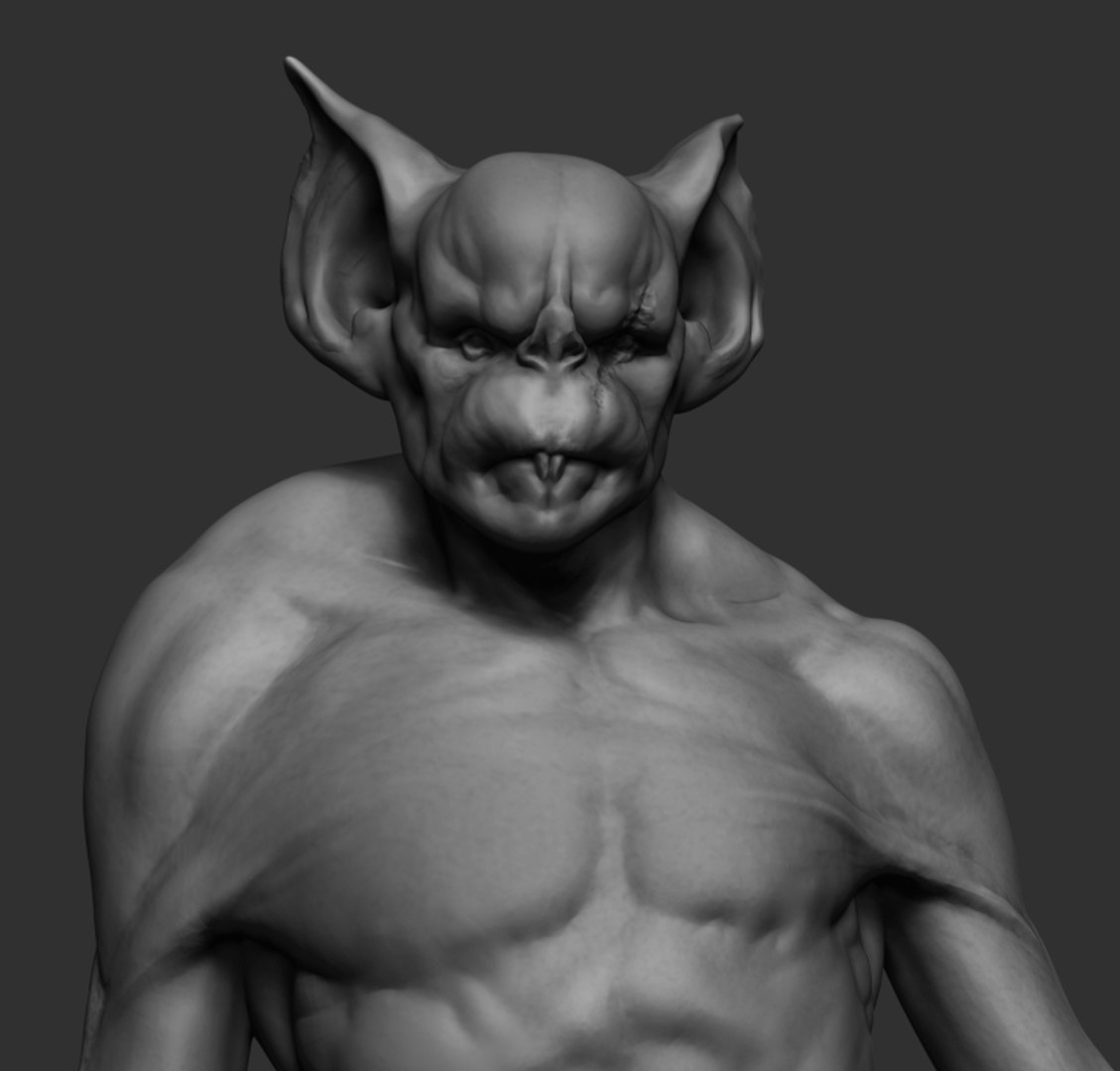Bat Creature 3d Model