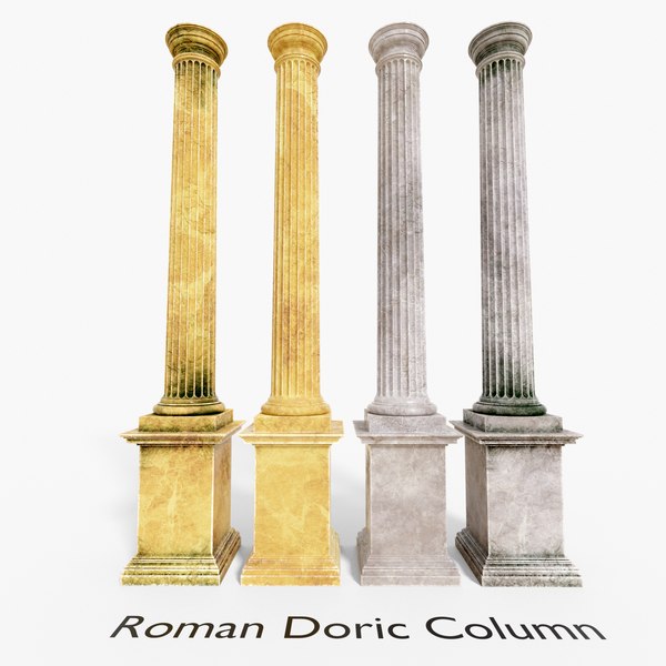 3D doric column model - TurboSquid 1383639