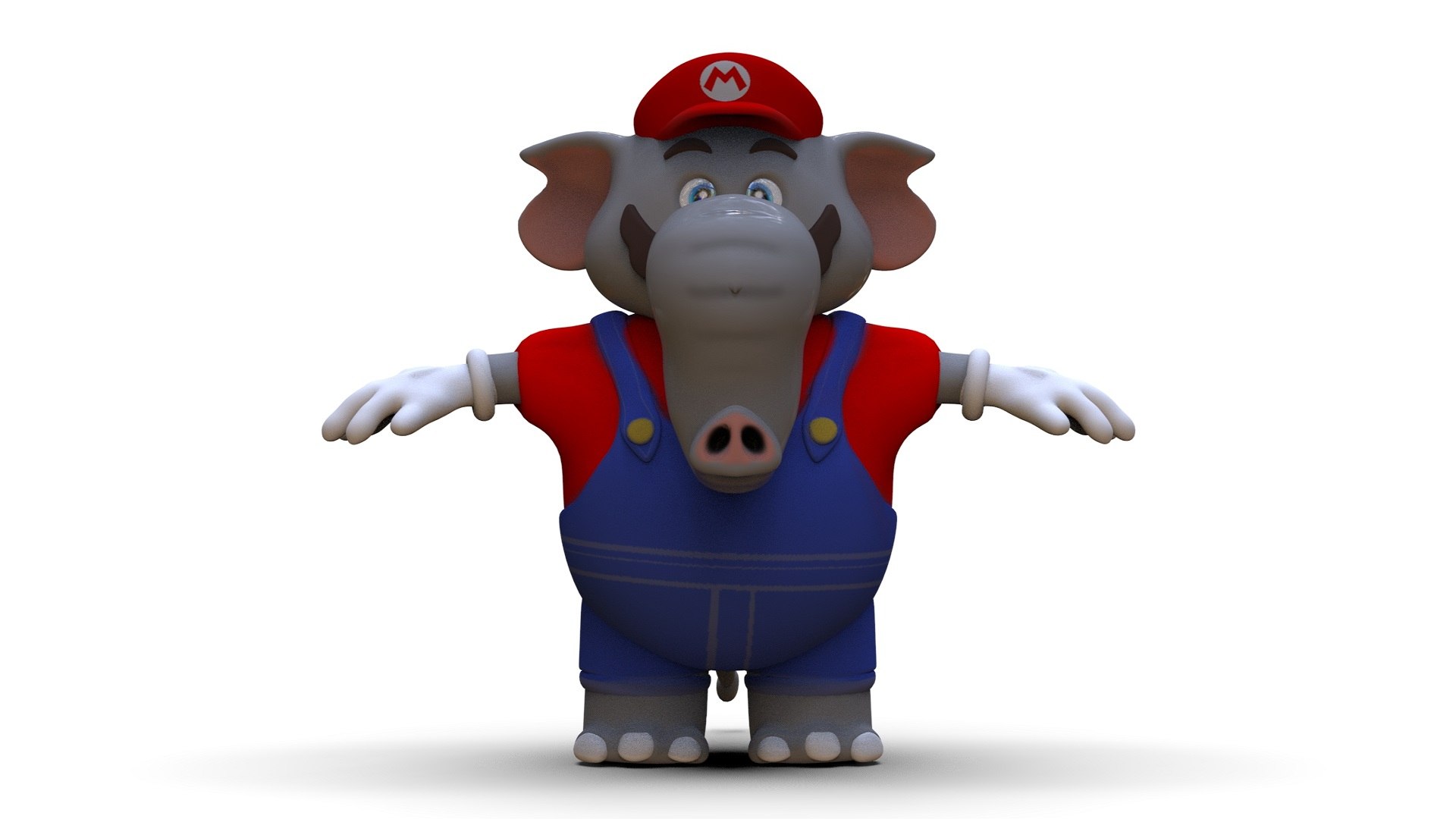 Super Mario Wonder Elephant 3D - TurboSquid 2089700