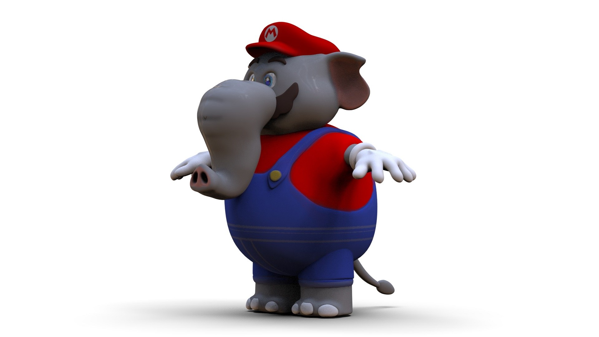 Super Mario Wonder Elephant 3D - TurboSquid 2089700