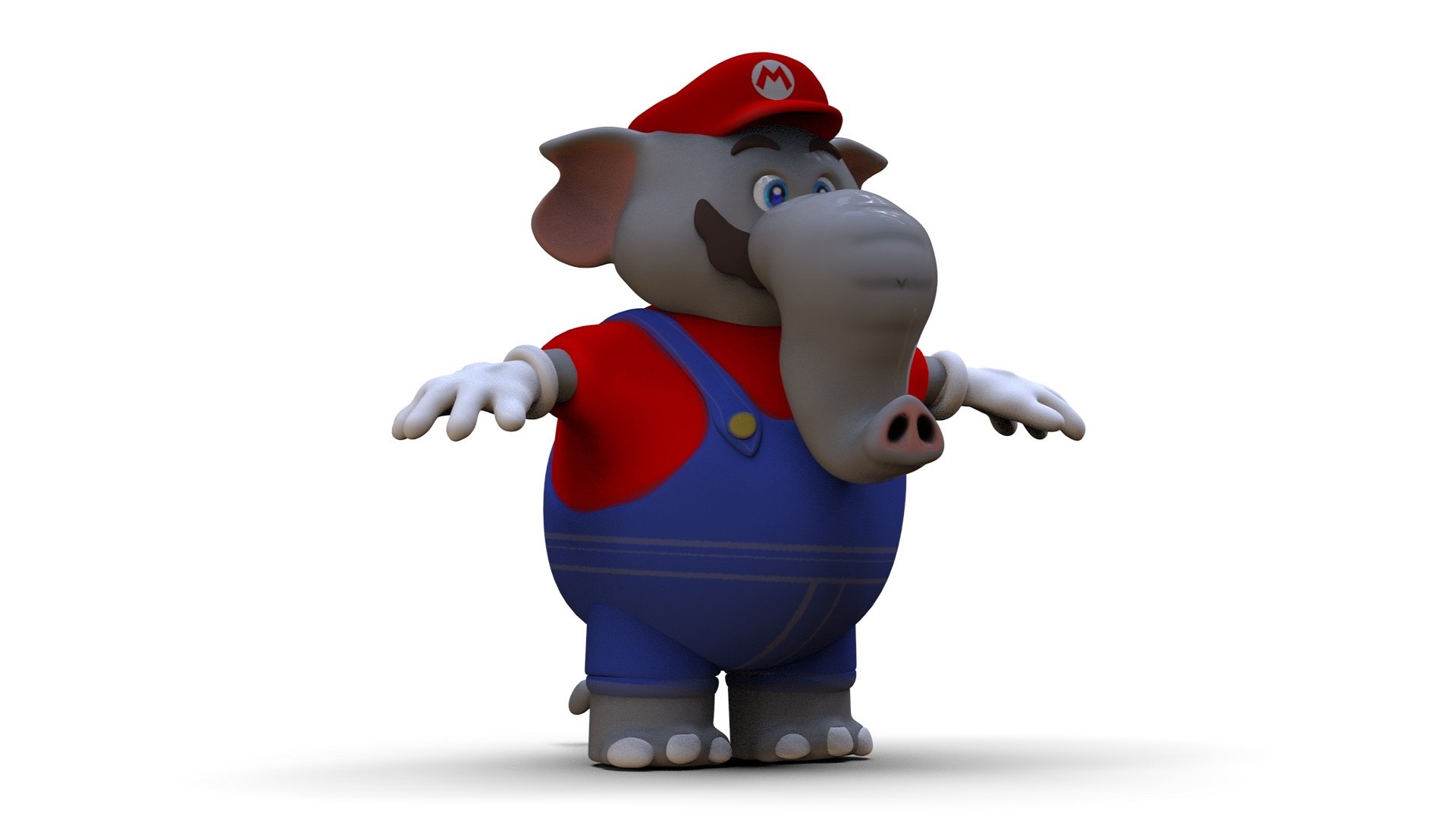 Super Mario Wonder Elephant 3D - TurboSquid 2089700