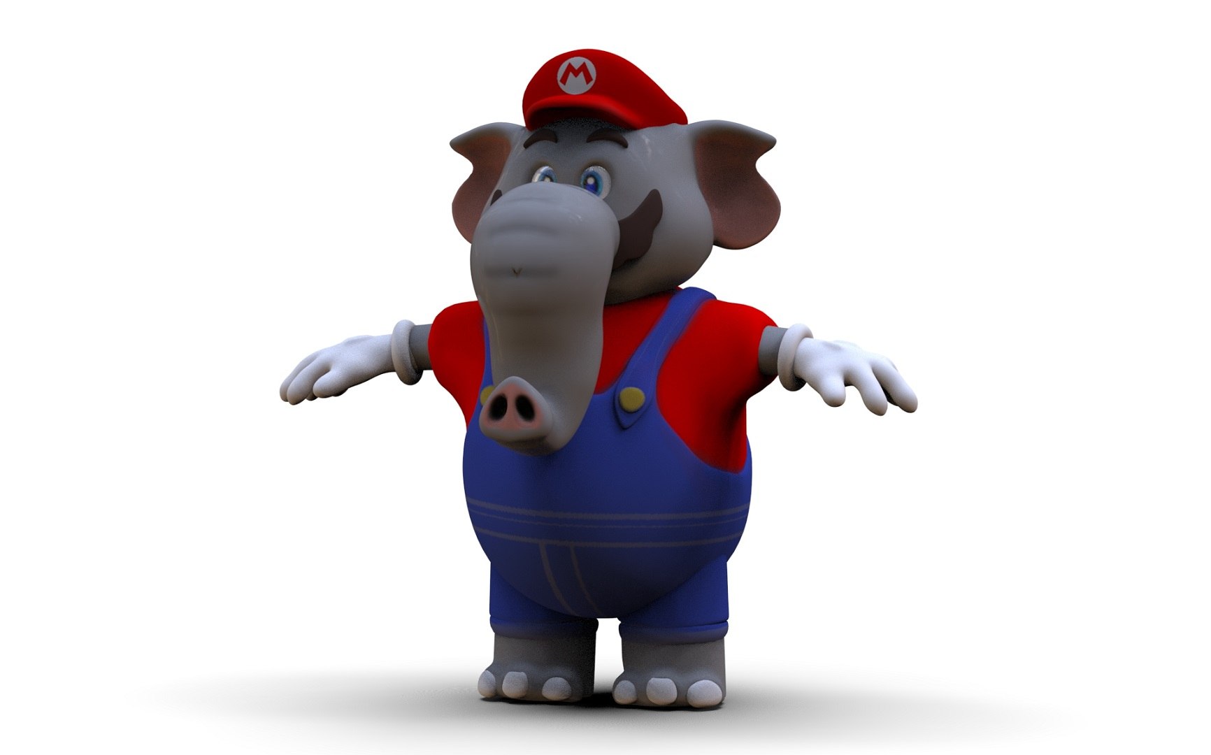 Super Mario Wonder Elephant 3D - TurboSquid 2089700
