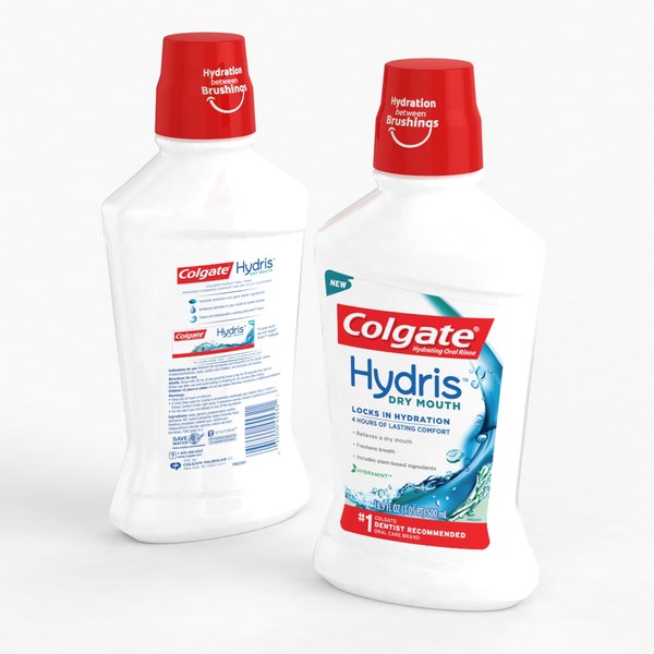 modelo 3d Colgate Hydris enjuague bucal 500ml 2021 - TurboSquid 1672946