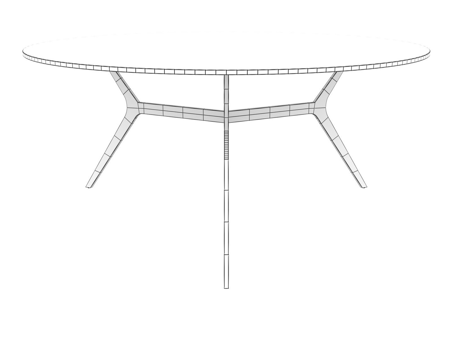 Trimundo Coffee Table 3D Model - TurboSquid 1172277
