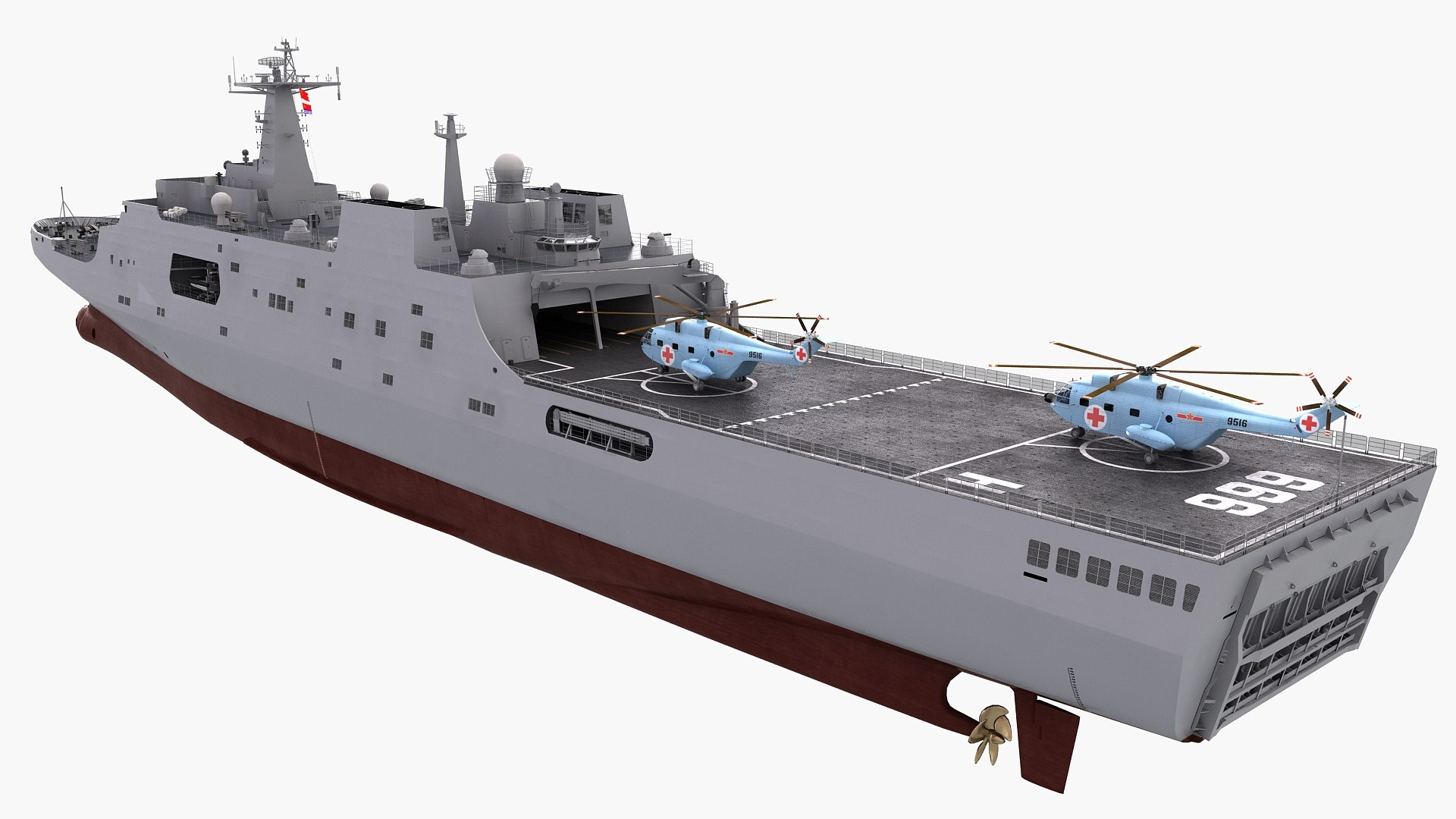 Warship Ship Boat 3D Model - TurboSquid 1639391