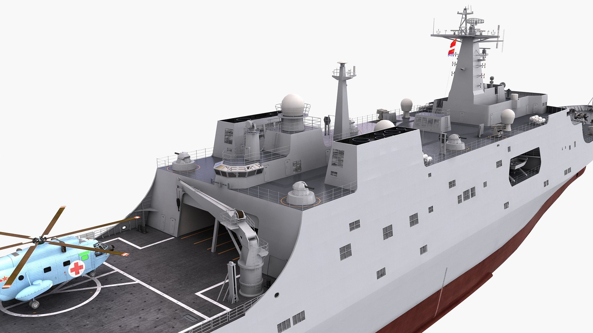 Warship Ship Boat 3D Model - TurboSquid 1639391