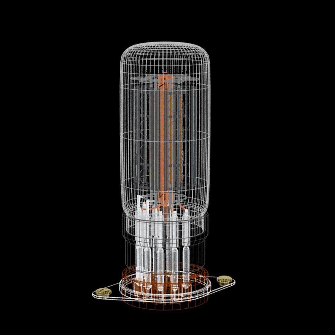 Vacuum Tube 3d Model