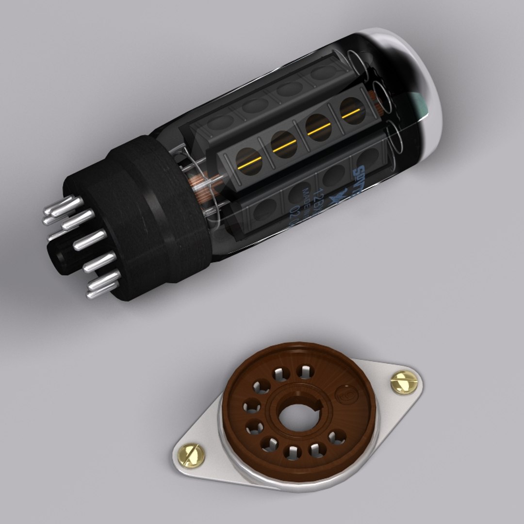 Vacuum Tube 3d Model