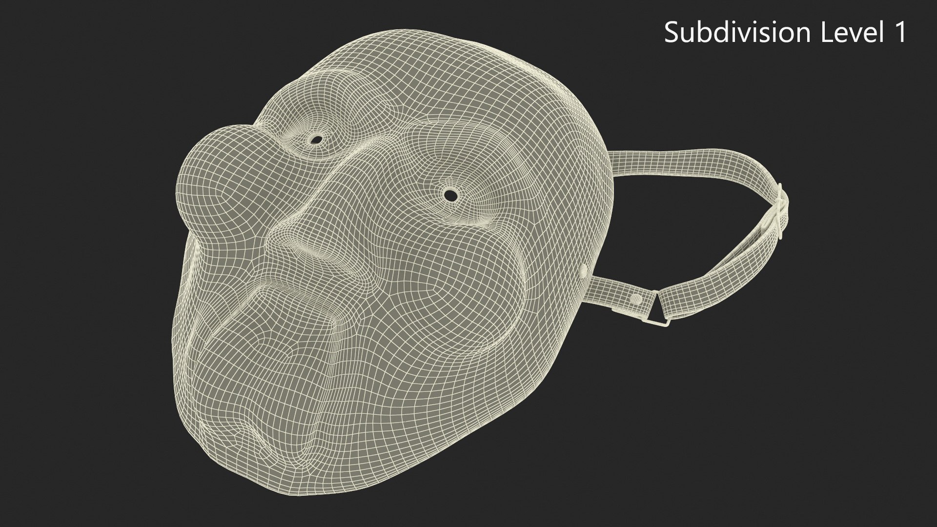 3D Lying Billy Puppet Vacuform Mask - TurboSquid 2005964