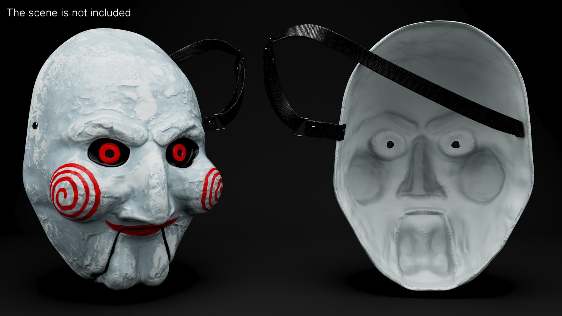 3D Lying Billy Puppet Vacuform Mask - TurboSquid 2005964
