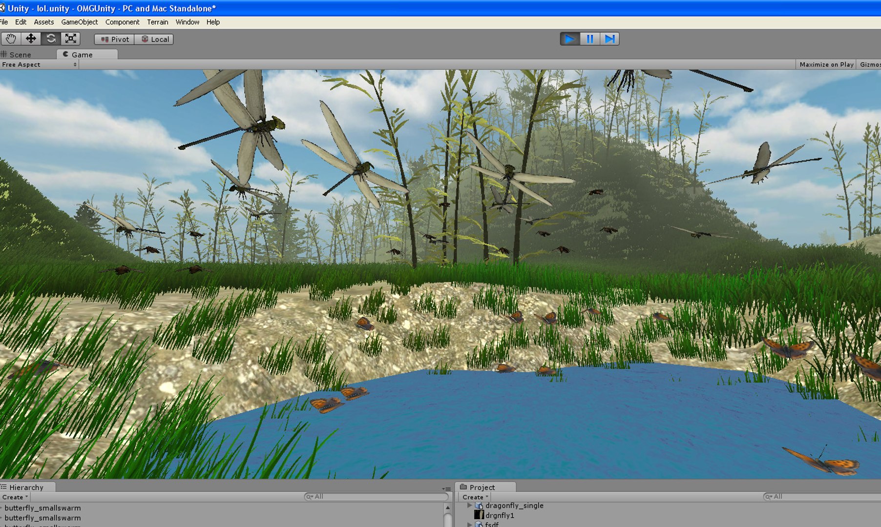 Flying Insects Butterfly Animation 3d Model