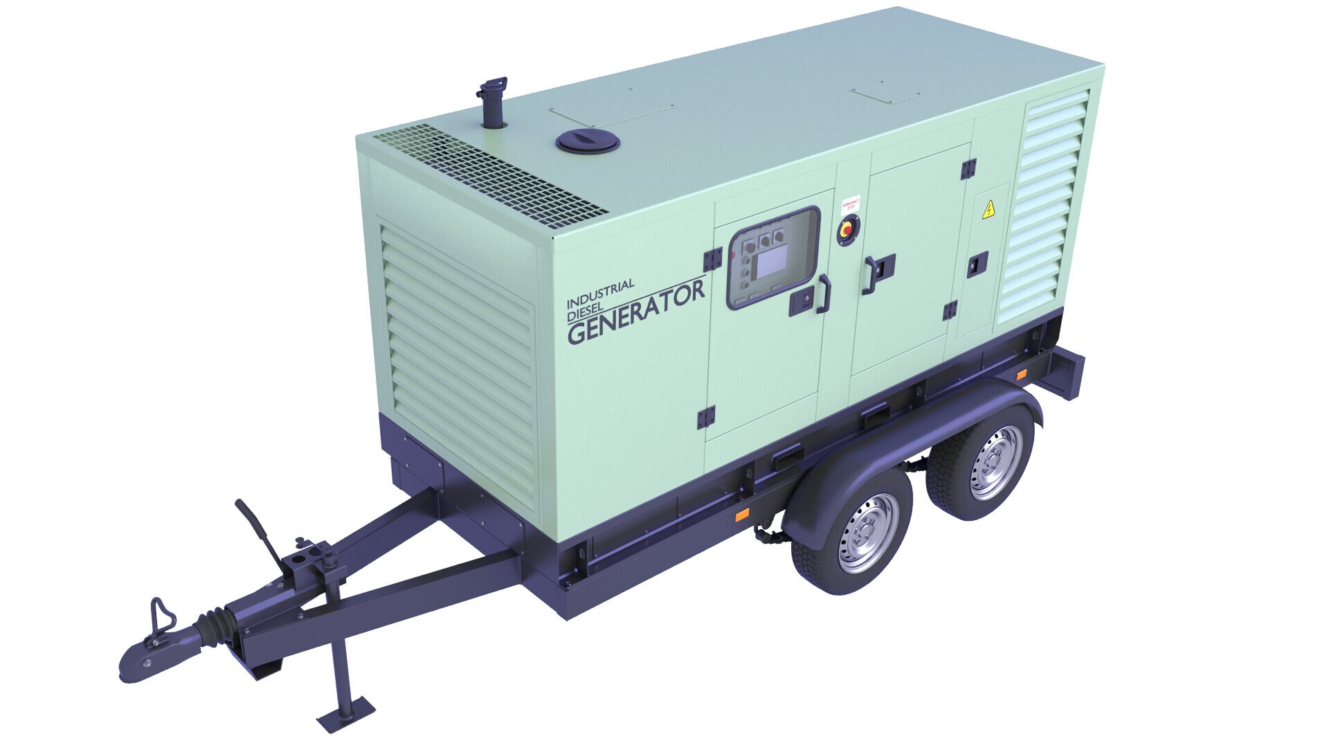 3D Diesel Generator Trailer 49 - TurboSquid 2257480