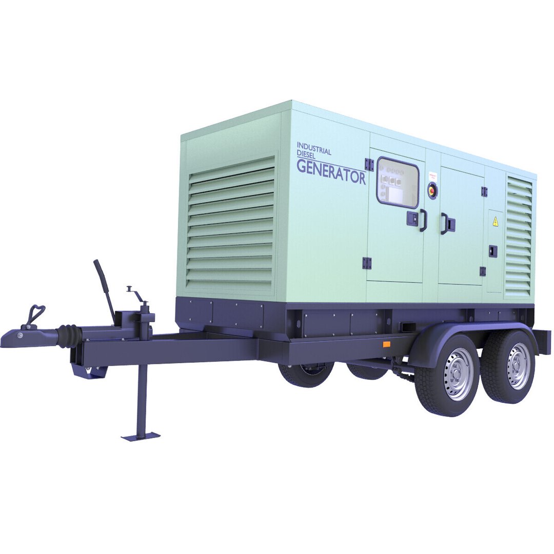 3D Diesel Generator Trailer 49 - TurboSquid 2257480