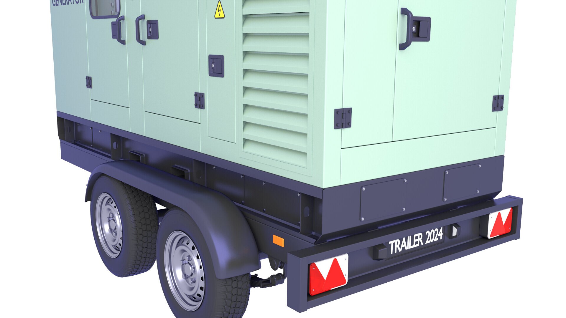 3D Diesel Generator Trailer 49 - TurboSquid 2257480