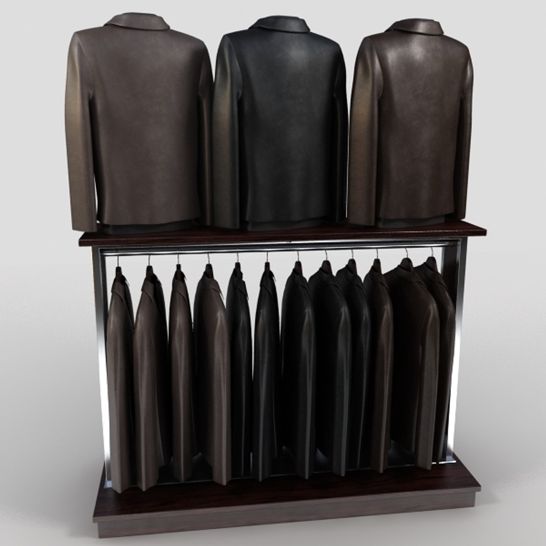 leather jackets 3d model