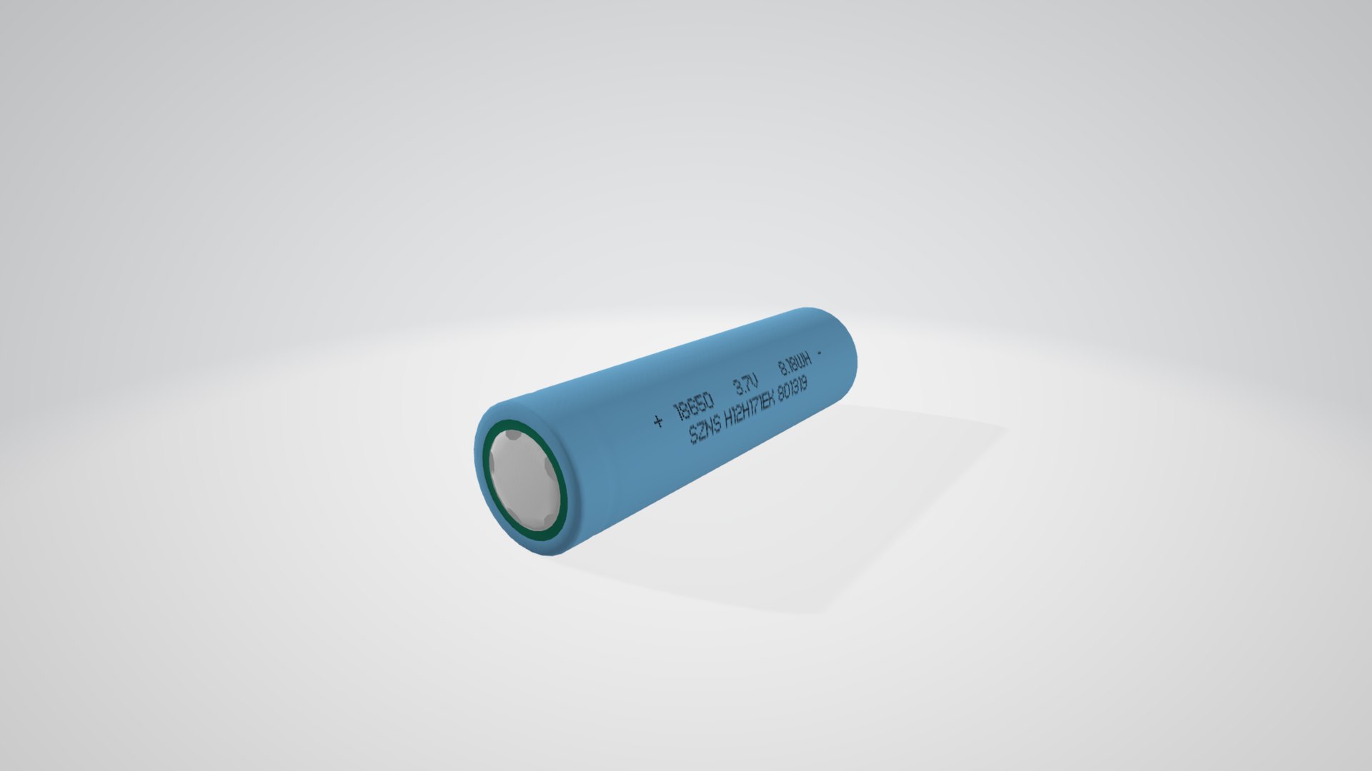 Lithium-ion battery 18650 3D model - TurboSquid 2023231