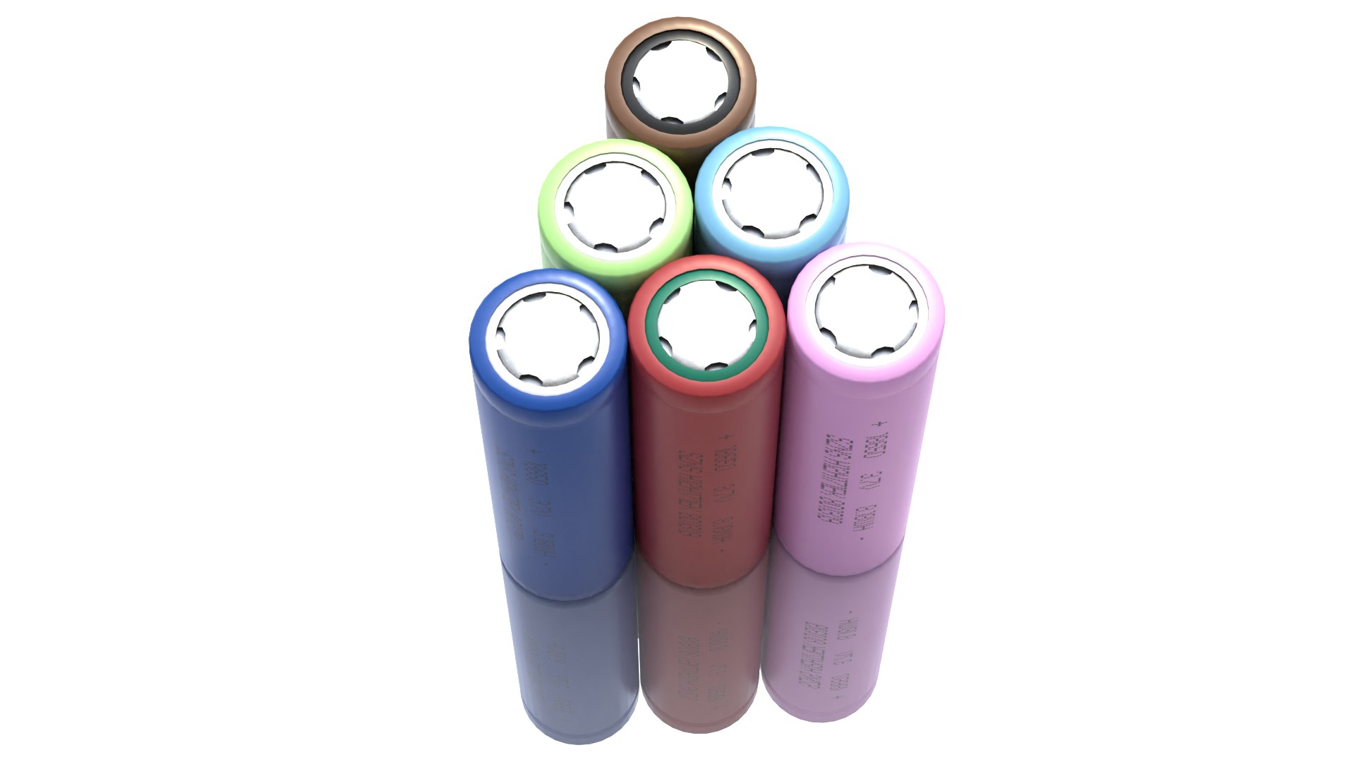 Lithium-ion battery 186503Dモデル - TurboSquid 2023231