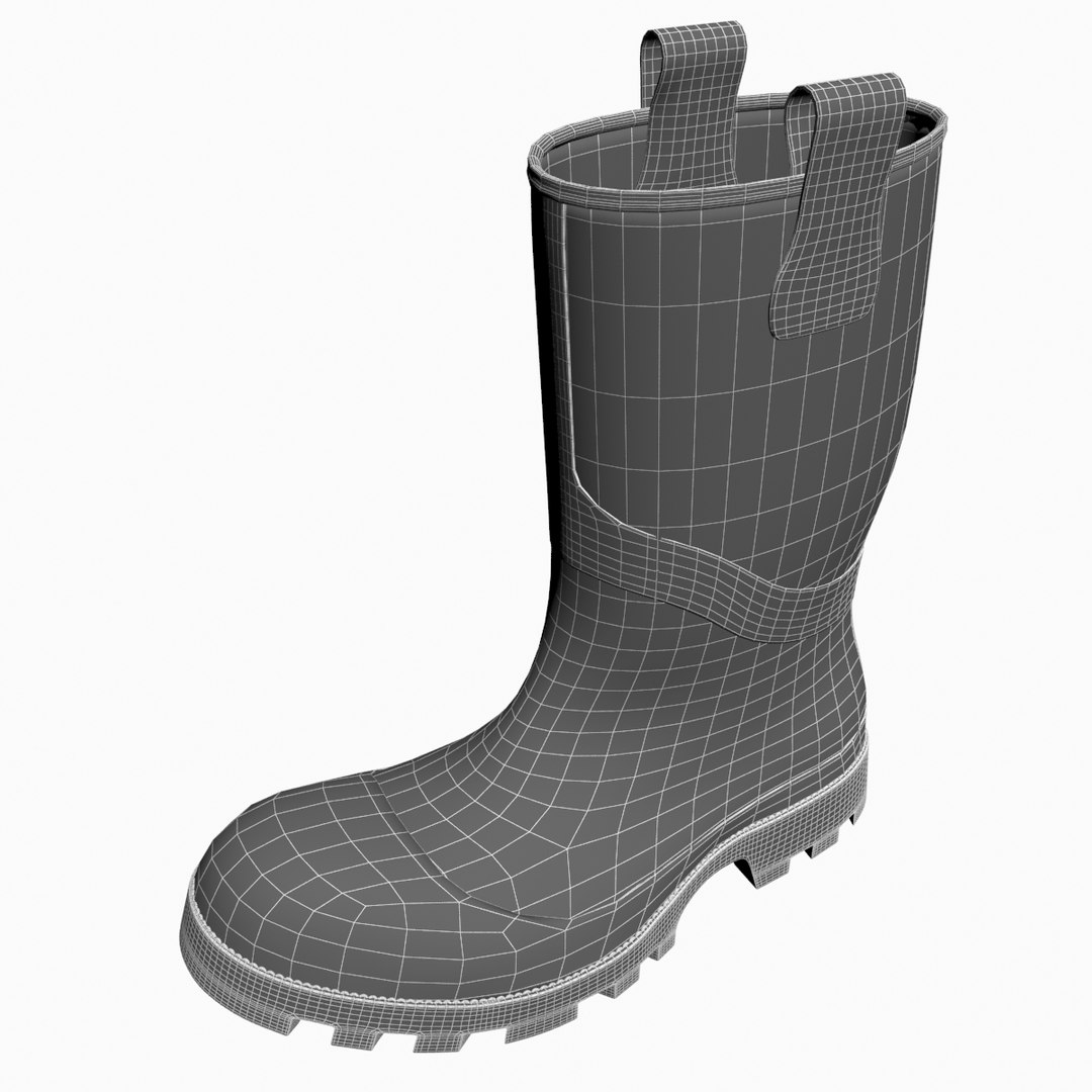 3D Model Rubber Boot - TurboSquid 1178199