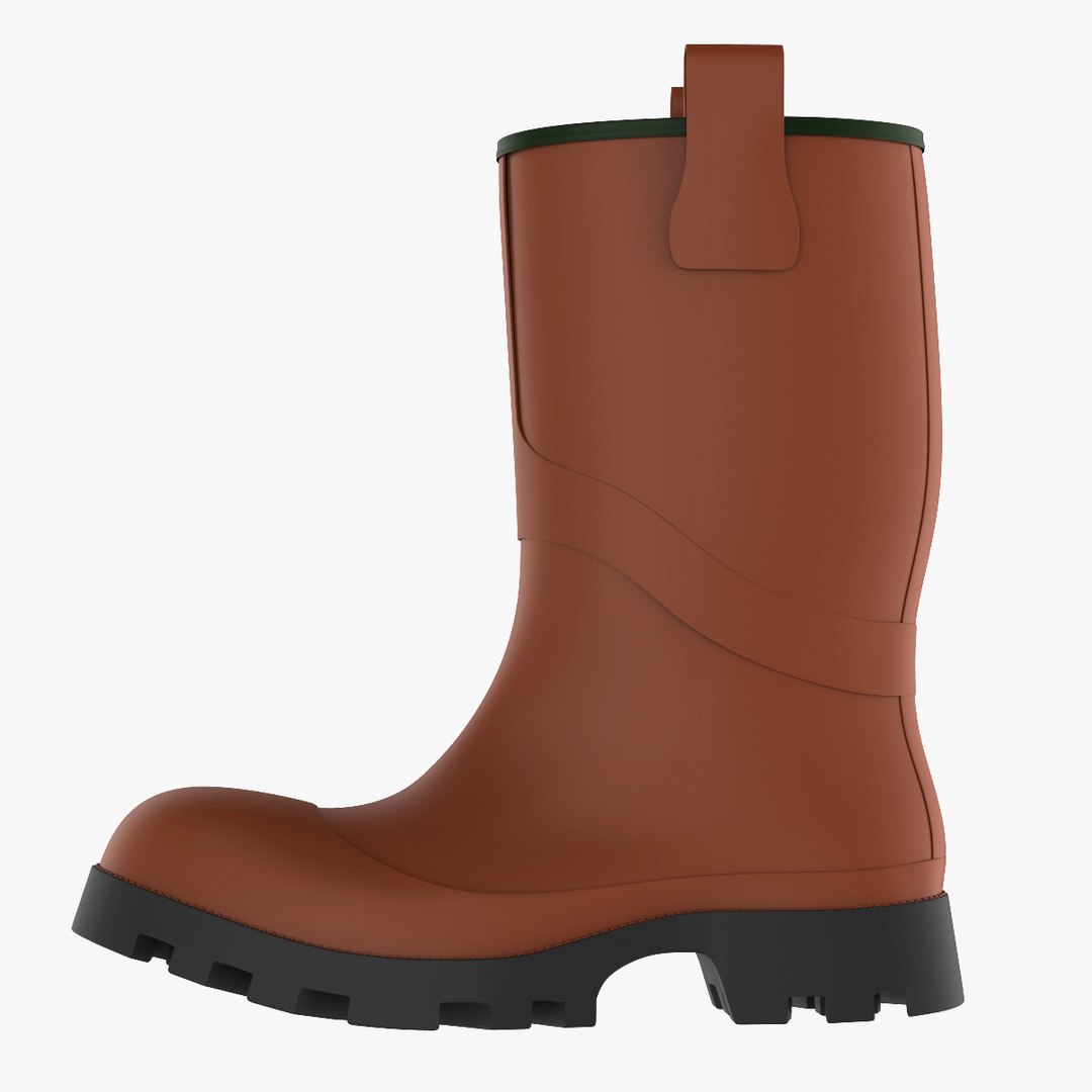 3D Model Rubber Boot - TurboSquid 1178199