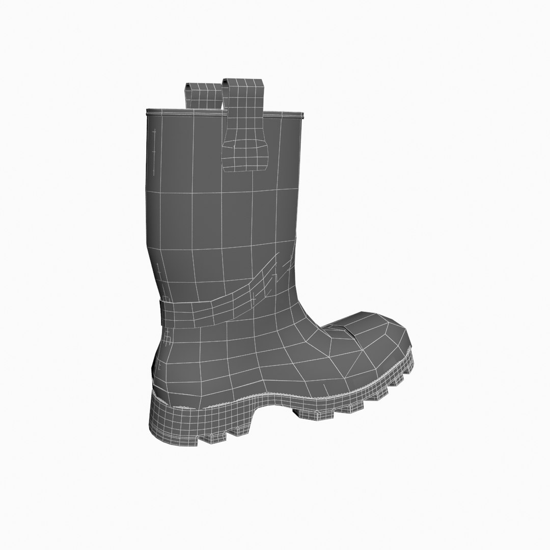 3D Model Rubber Boot - TurboSquid 1178199